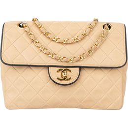 Chanel Crossbody Bags - Chanel Quilted Bicolor Lambskin 24K Gold Single Fl - Gr. unisize - in Bunt - f&uuml;r Damen