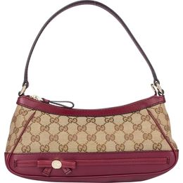Gucci Crossbody Bags - Gucci GG Monogram Ribbon Shoulder Bag - Gr. unisize - in Bunt - f&uuml;r Damen
