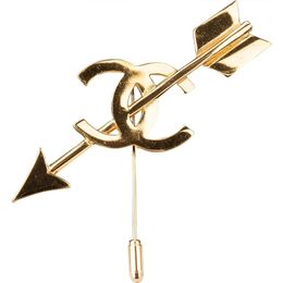 Chanel Halskette - Chanel Heart Arrow Pin Brooch - Gr. unisize - in Mehrfarbig - f&uuml;r Damen