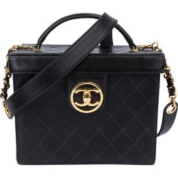 Chanel Crossbody Bags - Chanel Stitching Lambskin CC Vanity Handbag - Gr. unisize - in Schwarz - f&uuml;r Damen