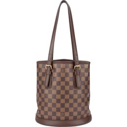 Louis Vuitton Crossbody Bags - Louis Vuitton Damier Ebene Monogram Bucket PM Shou - Gr. unisize - in Bunt - f&uuml;r Damen