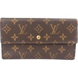 Louis Vuitton Portemonnaie - Louis Vuitton Canvas Monogram Sarah Wallet - Gr. unisize - in Bunt - f&uuml;r Damen