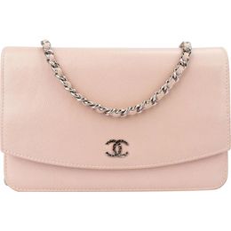 Chanel Crossbody Bags - Chanel Pink Caviar Leather Wallet On Chain Crossbo - Gr. unisize - in Bunt - f&uuml;r Damen