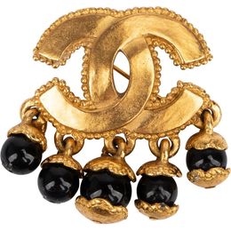 Chanel Halskette - Chanel Golden Balls CC Brooch - Gr. unisize - in Mehrfarbig - f&uuml;r Damen