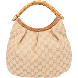 Gucci Crossbody Bags - Gucci GG Monogram Bamboo Handbag - Gr. unisize - in Bunt - f&uuml;r Damen