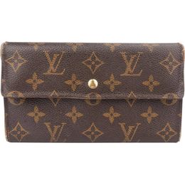 Louis Vuitton Portemonnaie - Louis Vuitton Canvas Monogram Sarah Wallet - Gr. unisize - in Bunt - f&uuml;r Damen
