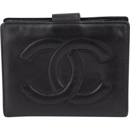 Chanel Portemonnaie - Chanel Lambskin CC Wallet - Gr. unisize - in Schwarz - f&uuml;r Damen