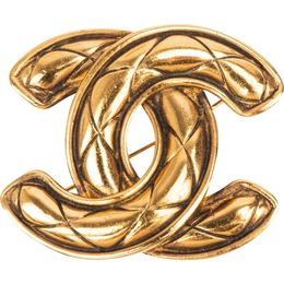 Chanel Halskette - Chanel Golden Matelasse CC Brooch - Gr. unisize - in Mehrfarbig - f&uuml;r Damen
