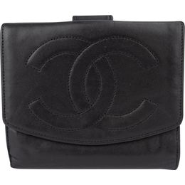 Chanel Portemonnaie - Chanel Lambskin CC Wallet - Gr. unisize - in Schwarz - f&uuml;r Damen