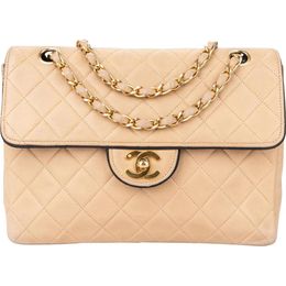 Chanel Crossbody Bags - Chanel Quilted Bicolor Lambskin 24K Gold Single Fl - Gr. unisize - in Bunt - f&uuml;r Damen