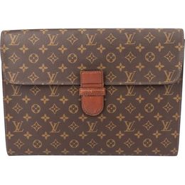 Louis Vuitton Crossbody Bags - Louis Vuitton Canvas Monogram Cartella Business Cl - Gr. unisize - in Braun - f&uuml;r Damen