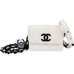 Chanel Crossbody Bags - Chanel Quilted Caviar Leather Single Flap Bum Bag - Gr. unisize - in Bunt - f&uuml;r Damen