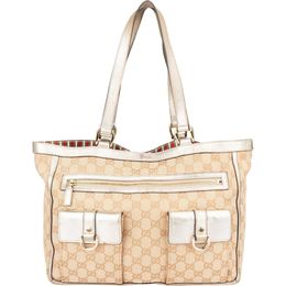Gucci Crossbody Bags - Gucci GG Monogram Abbey Double Pocket Handbag - Gr. unisize - in Bunt - f&uuml;r Damen