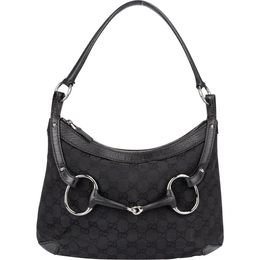 Gucci Crossbody Bags - Gucci GG Monogram Horsebit Shoulder Bag - Gr. unisize - in Bunt - f&uuml;r Damen