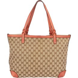 Gucci Crossbody Bags - Gucci GG Monogram Shopper Bag - Gr. unisize - in Braun - f&uuml;r Damen