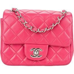 Chanel Crossbody Bags - Chanel Quilted Lambskin Palladium Square Single Fl - Gr. unisize - in Bunt - f&uuml;r Damen