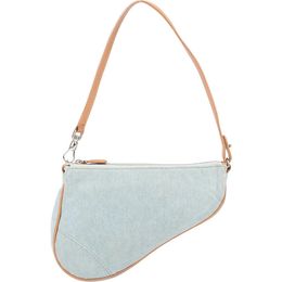 Christian Dior Crossbody Bags - Christian Dior Denim Mini Saddle Handbag - Gr. unisize - in Blau - f&uuml;r Damen