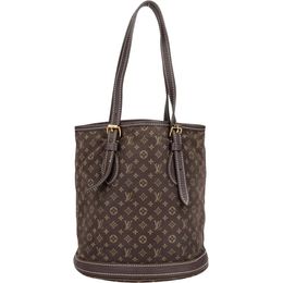 Louis Vuitton Crossbody Bags - Louis Vuitton Mini Lin Monogram Bucket Bag - Gr. unisize - in Bunt - f&uuml;r Damen