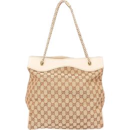 Gucci Crossbody Bags - Gucci GG Monogram Leather String Shoulder Bag - Gr. unisize - in Bunt - f&uuml;r Damen