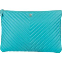 Chanel Crossbody Bags - Chanel Chevron Lambskin CC Clutch - Gr. unisize - in Bunt - für Damen