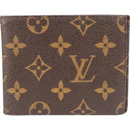 Louis Vuitton Portemonnaie - Louis Vuitton Canvas Monogram Porte Wallet - Gr. unisize - in Braun - f&uuml;r Damen