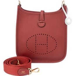 Herm&egrave;s Herm&egrave;s Crossbody Bags - Hermes Clemence Leather Evelyne 16 Crossbody Bag - Gr. unisize - in Bunt - f&uuml;r Damen