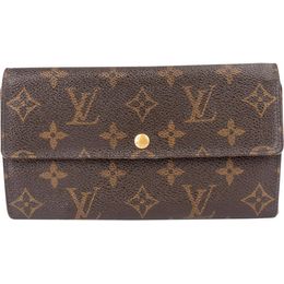 Louis Vuitton Portemonnaie - Louis Vuitton Canvas Monogram Sarah Wallet - Gr. unisize - in Bunt - f&uuml;r Damen