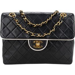 Chanel Crossbody Bags - Chanel Quilted Lambskin 24K Gold Bicolor Single Fl - Gr. unisize - in Bunt - f&uuml;r Damen