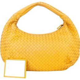 Bottega Veneta Crossbody Bags - Bottega Veneta Yellow Intrecciato Leather Belly Ho - Gr. unisize - in Gelb - f&uuml;r Damen
