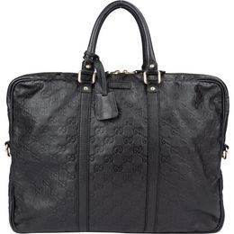 Gucci Crossbody Bags - Gucci GG Leather Monogram Business Handbag - Gr. unisize - in Bunt - f&uuml;r Damen