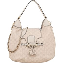 Gucci Crossbody Bags - Gucci GG Leather Monogram Horsebit Emily Hobo Bag - Gr. unisize - in Bunt - f&uuml;r Damen