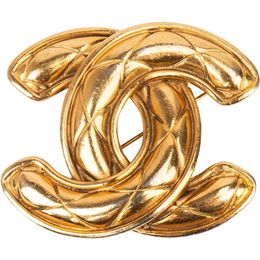 Chanel Halskette - Chanel Golden Matelasse CC Brooch - Gr. unisize - in Mehrfarbig - f&uuml;r Damen