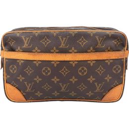 Louis Vuitton Crossbody Bags - Louis Vuitton Canvas Monogram Compiegne 28 Clutch - Gr. unisize - in Braun - f&uuml;r Damen