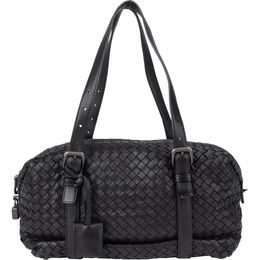 Bottega Veneta Crossbody Bags - Bottega Veneta Black Intrecciato Leather - Gr. unisize - in Schwarz - f&uuml;r Damen