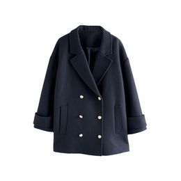 next Mantel Damen Gr&ouml;&szlig;e M navy Wintermantel