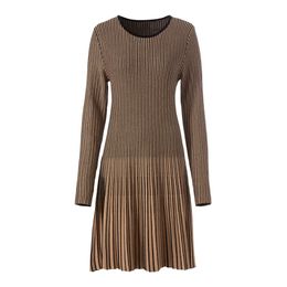 Heine Kleid Damen Gr&ouml;&szlig;e S camel / schwarz