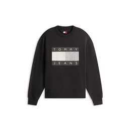 Tommy Jeans Sweatshirt '90S' Herren Gr&ouml;&szlig;e M grau / schwarz / wei&szlig;