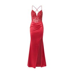 LUXUAR Kleid Damen Gr&ouml;&szlig;e 40 rot Winterkleid