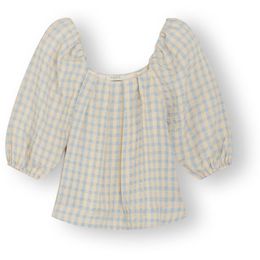 NORR Bluse 'Soffio' Damen Gr&ouml;&szlig;e S/M ecru / hellblau