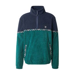 Iriedaily Pullover 'Monte Noe' Herren Gr&ouml;&szlig;e L navy / smaragd / schwarz / wei&szlig;