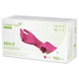 Medi-Inn Einmalhandschuhe Nitril Magenta, puderfrei VE 1000 St&uuml;ck S