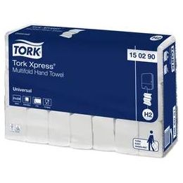 Tork Xpress Universal Papierhandt&uuml;cher Multifold Interfold 19,6 x 25,5 cm, 2-lagig, wei&szlig; 1 Karton = 4746 T&uuml;cher