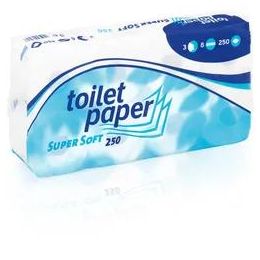 WEPA Toilettenpapier Super-Soft, 3-lagig, 250 Blatt 1 Pack = 72 Rollen