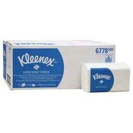 Kleenex Ultra 6778 Papierhandt&uuml;cher Interfold V-Falz 21,5 x 31,8 cm, 2-lagig, wei&szlig; 1 Karton = 1860 T&uuml;cher