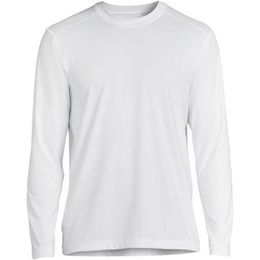 LANDS' END Langarm-Badeshirt, Herren,  Wei&szlig;, by Lands' End