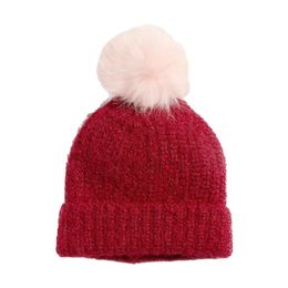 Love & Roses Beanie female Red size One Size