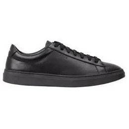 BOSS f&uuml;r Herren. 50552853 Kieran Leder Sneakers schwarz (44), Wohnung, Schn&uuml;rsenkel, L&auml;ssig