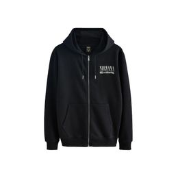 next Zip-Up Hoodie 'Nirvana Licence' male Black size 4XL