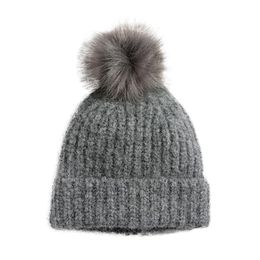 Love & Roses Beanie female Grey size One Size