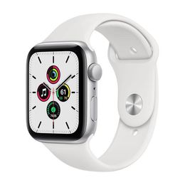 Apple Watch Series 4 (2018) GPS + Cellular 44 mm - Aluminium Silber - Sportarmband Weiß